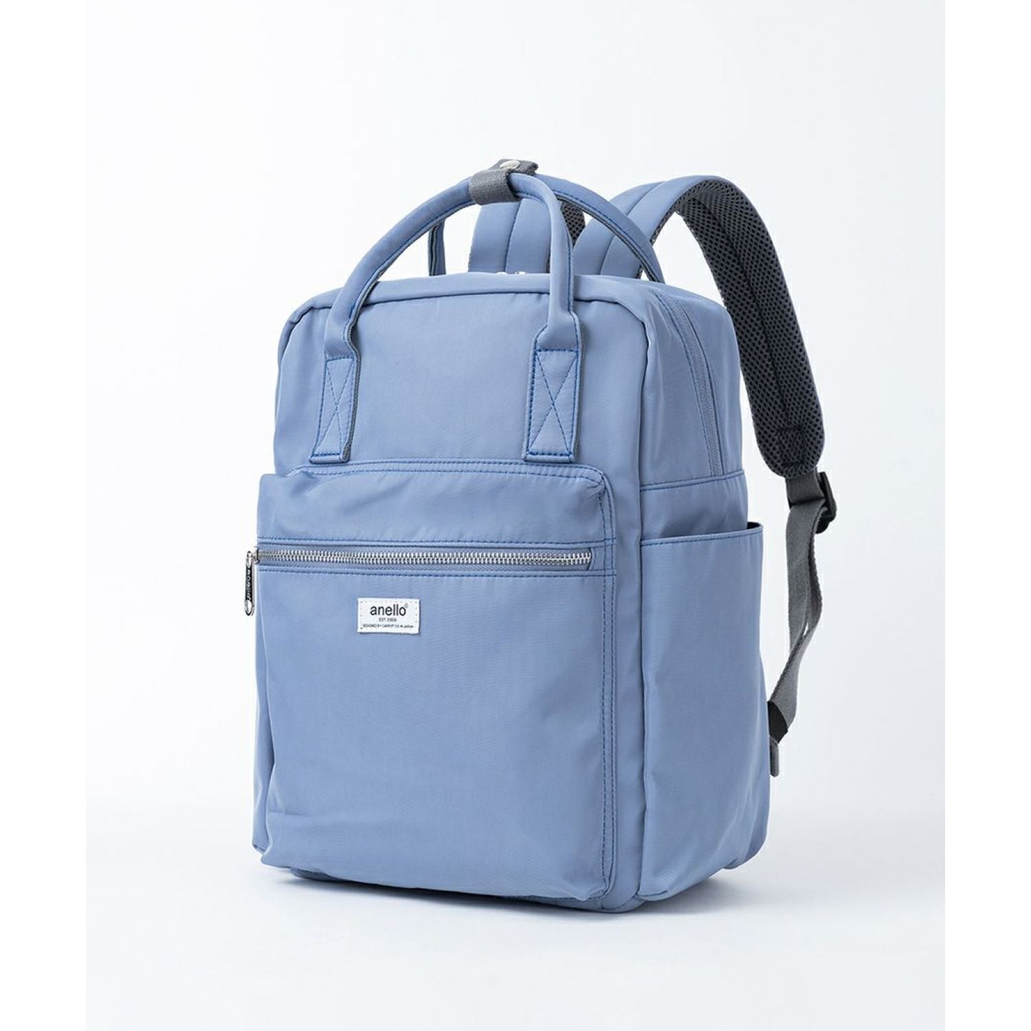 Buy Anello Town Squared Backpack in Singapore & Malaysia - Blue Grey ...