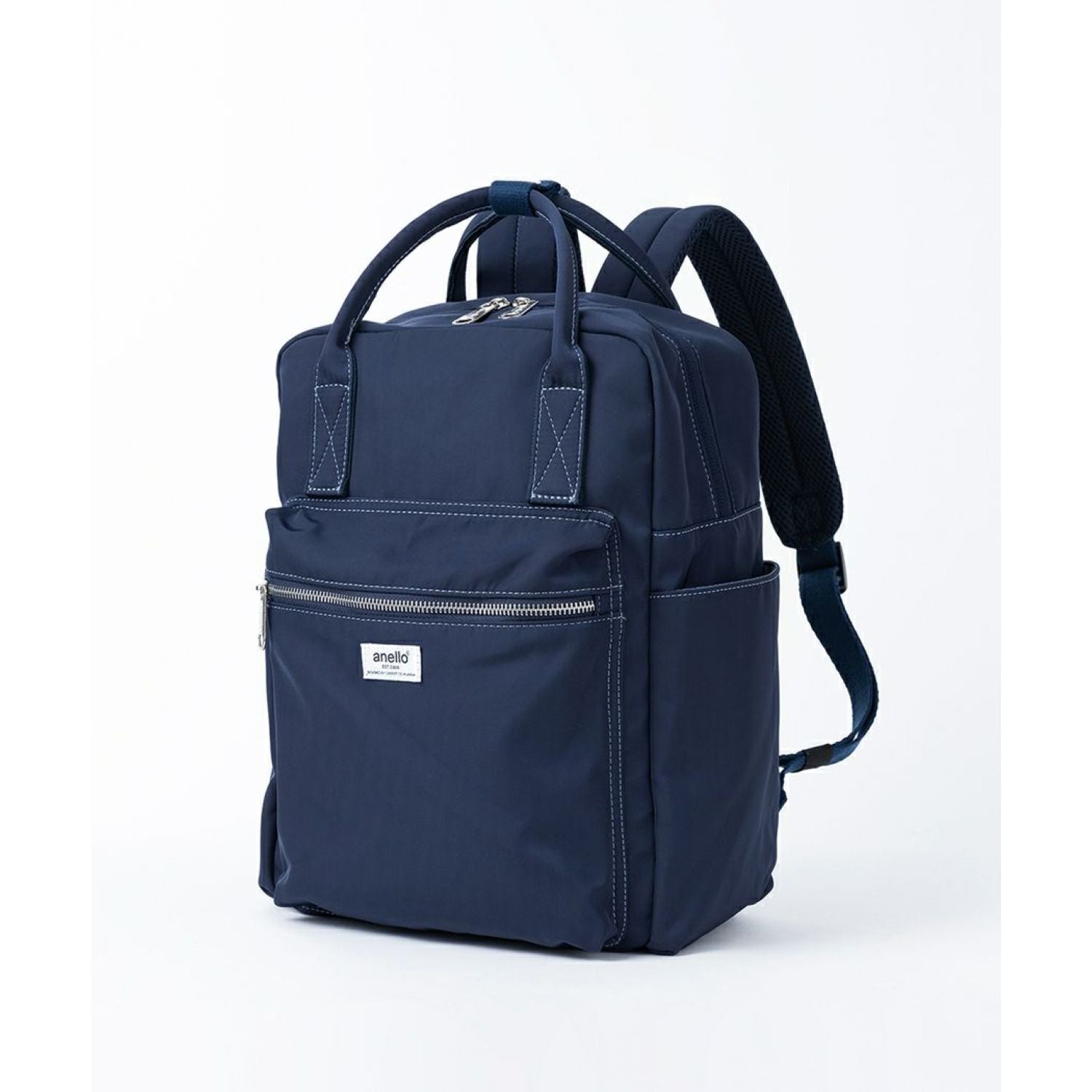 Buy Anello Town Squared Backpack in Singapore & Malaysia - Navy - The ...