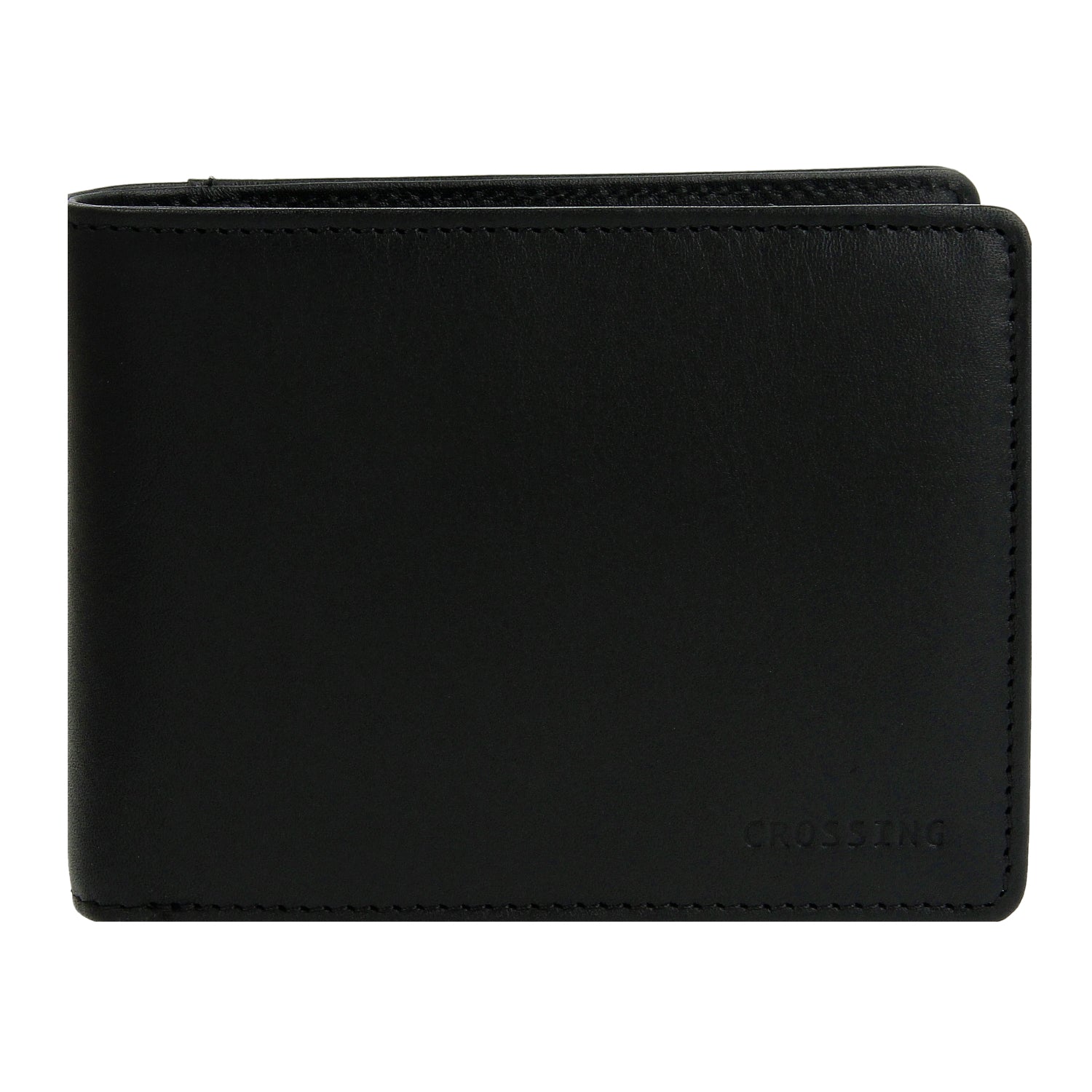 Buy Crossing Vintage Slim Leather Wallet With Coin Pocket [5 Card Slots ...