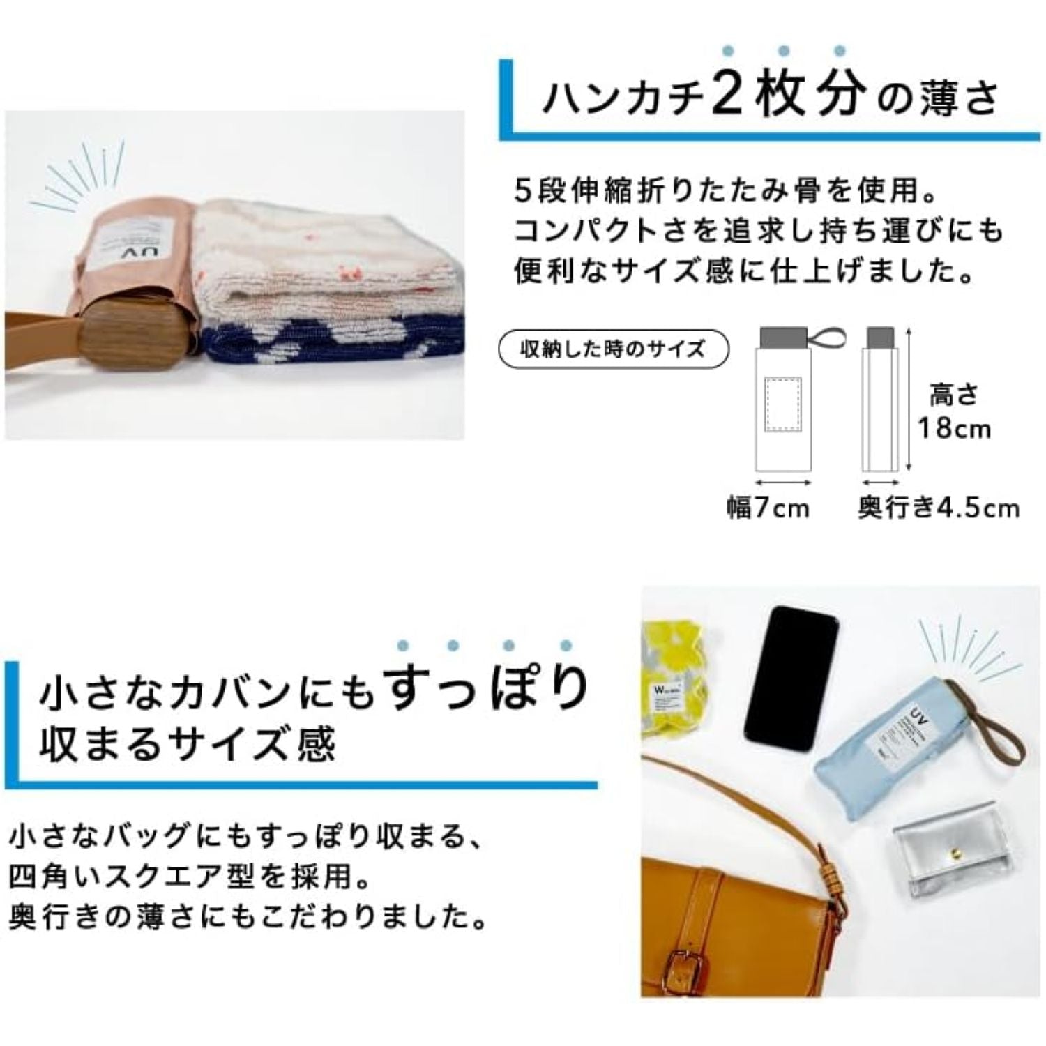 Buy WPC Color Inside (2025) UV Protection Upf 50+ Umbrella 50cm in ...